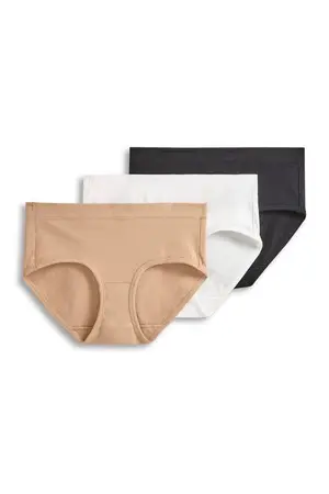JOCKEY Cotton Stretch Hipster3 Pack Light Shadow