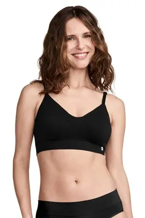 JOCKEY Seamfree Back Smoothing Plunge Bralette Black