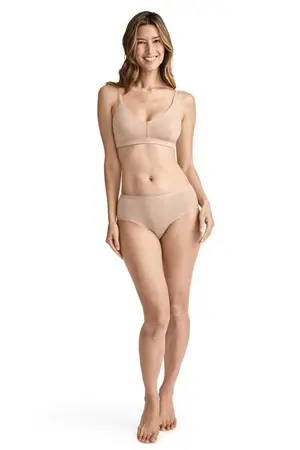 JOCKEY Organic Cotton Stretch Triangle Bralette2 Pack - Light