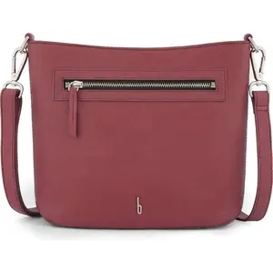 BEHNO Elizabeth Leather Crossbody Bag - Cherry