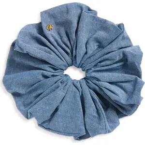 Lele Sadoughi Oversized Scrunchie - Chambray