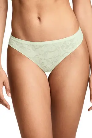 JOCKEY Smooth Touch Lace Thong Frothy Mint