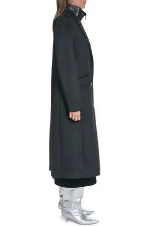 KENNETH COLE Wool Blend Coat With Removable Insert