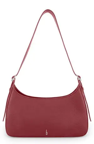 BEHNO Leena Leather Pouchette Cherry