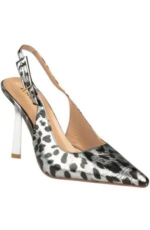 ALMA EN PENA Slingback Heeled Shoes - Silver