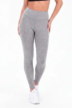MENINA STEP High Waist Yoga Leggings - Gray