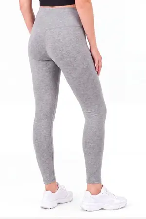 MENINA STEP High Waist Yoga Leggings - Gray