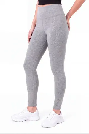 MENINA STEP High Waist Yoga Leggings - Gray