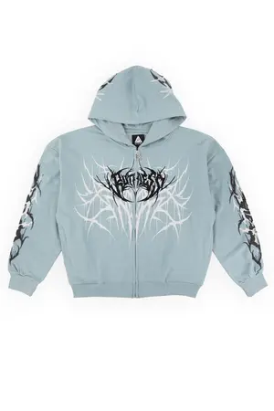 FLY BY NIGHT Thorn Hoodie - Tourmaline/ruthless