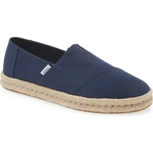 Toms Alpargata Espadrille Slip On - Navy