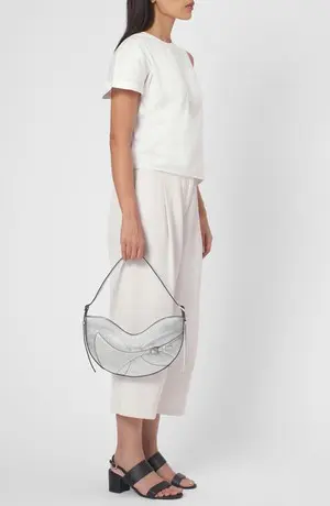 BEHNO Melina Leather Strappy Pouchette