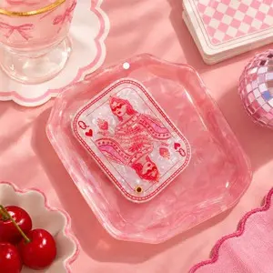 JOLLITY & CO Queen Of Hearts Compact Mirror