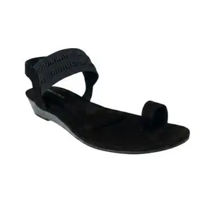 KNEETOES Amara Sandals - Black