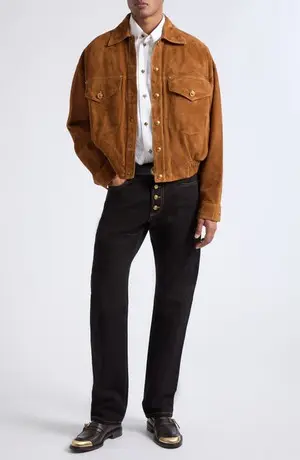 Versace Straight Leg Jeans - Black