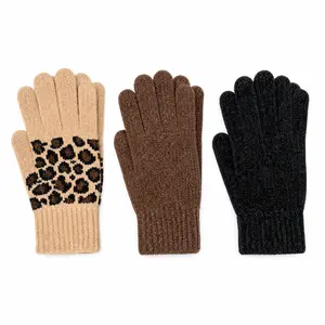 London Fog 3-pack Chenille Knit Winter Glove