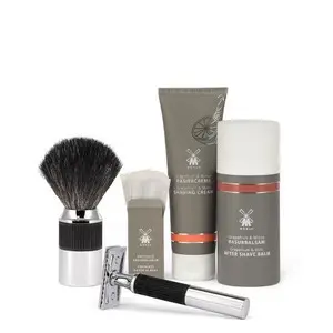MUHLE Neo Closed Comb Safety Razor Shaving Set - Black