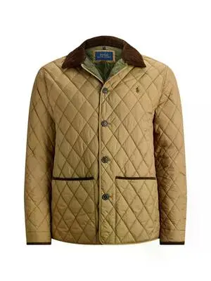 Polo Ralph Lauren Quilted Corduroy-collar Padded Jacket - Brown