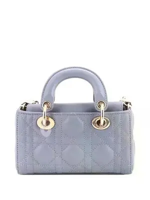 Dior Lady D-joy Bag Cannage Quilt Lambskin Micro Satchel