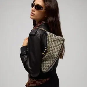 Gucci Starlet Medium Shoulder Bag Original Gg Fabric