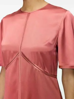 JOSEPH Aura Silk-satin Midi Dress