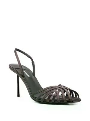 LE SILLA Embrace Cage-strap Sandals - Brown