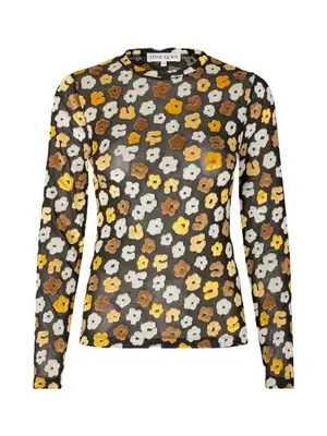 Stine Goya Velvet Devore Top - Multi