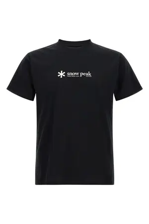 SNOW PEAK Logo T-shirt - Black