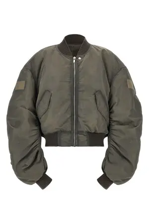 Rick Owens Secchia Flight' Bomber Jacket - Gray