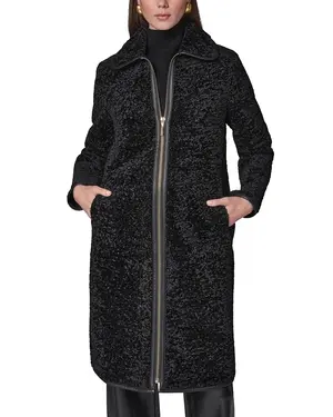 Dkny Walker Faux Fur Coat