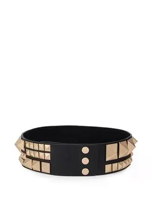 KAT MACONIE Sam Pyramid-stud Leather Belt