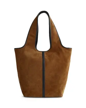 Madewell Ellis Suede & Leather Tote - Forage Multi