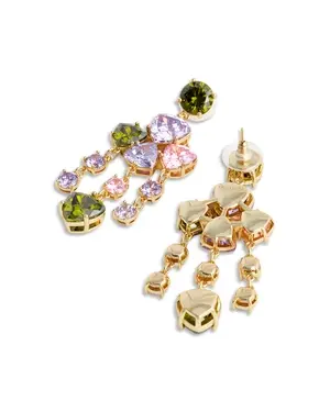 SELF-PORTRAIT Crystal Drop Earrings
