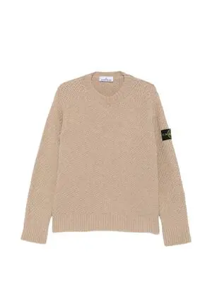 Stone Island Logo Wool Sweater - Multicolor