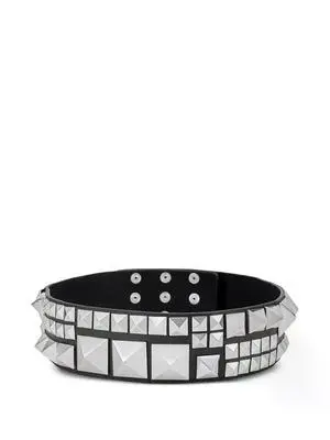 KAT MACONIE Sam Pyramid-stud Leather Belt