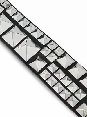 KAT MACONIE Sam Pyramid-stud Leather Belt