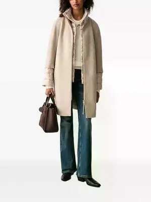 JOOP! Layered Zip-up Coat - Neutrals