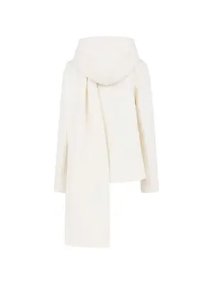 Alaïa Wool Scarfed Coat