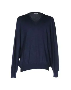 GRAN SASSO Sweater Charcoal Size Virgin Wool - Blue