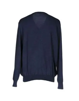 GRAN SASSO Sweater Charcoal Size Virgin Wool - Blue