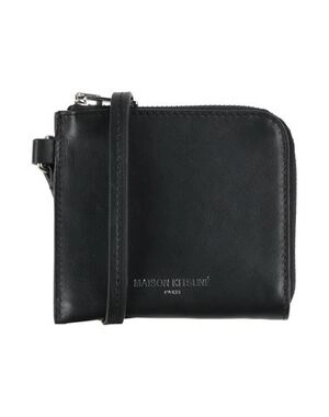 Maison Kitsuné Crossbody Wallet Leather - Black