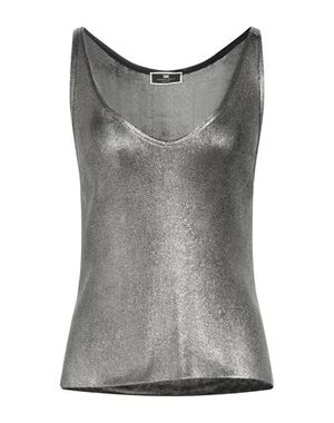 Elisabetta Franchi Top Size Viscose - Grey