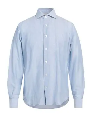 Eleventy Platinum Shirt Sky Size Cotton, Linen