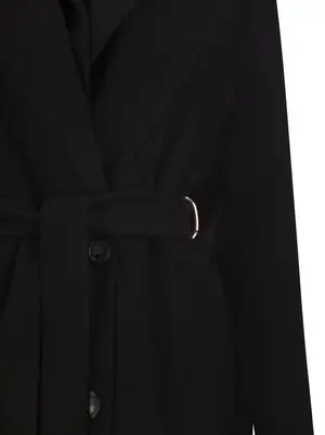 Sportmax Spxolmo Pure Virgin Wool Hooded Coat
