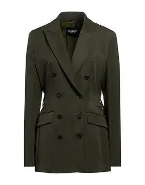 DONDUP Blazer Military Size Polyester, Viscose, Elastane