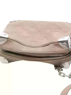 LOUIS VUITTON 2000-2026 Monogram Empreinte Mini Soft Trunk Satchel