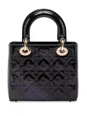 Dior 2000-2026 Small Patent Cannage Lady Satchel