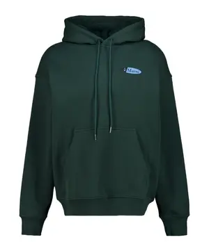 Marni Drawstring Hooded Sweatshirt - Green