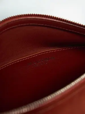 J.W.ANDERSON Loafer Bag In Rust Suede