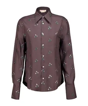 Marni Long-sleeved Shirt - Brown