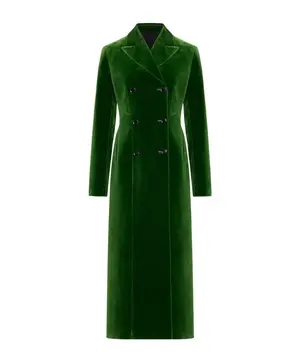 Alaïa Double-breasted Velvet Coat